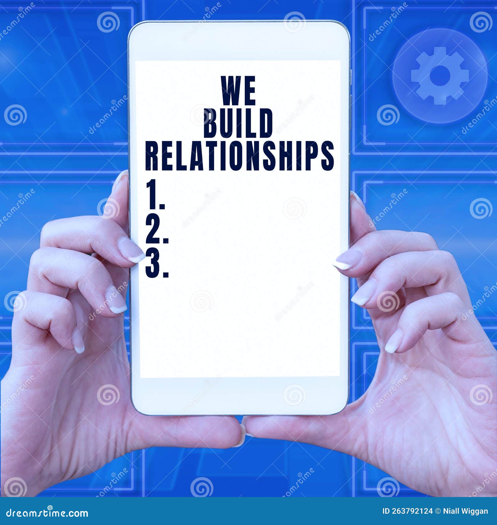 Handwriting Text we Build Relationships. Business Overview Developing ...