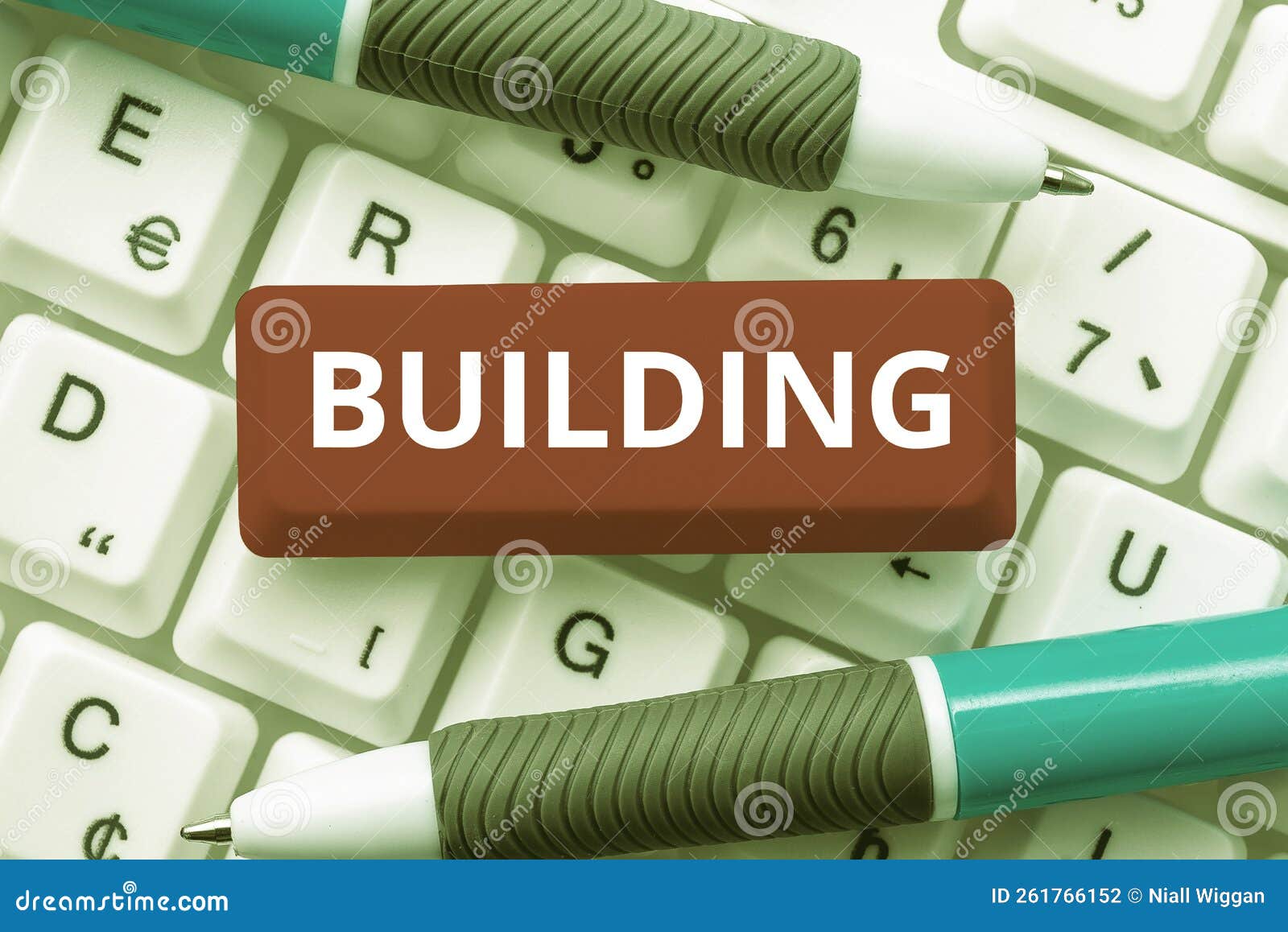 Handwriting Text Building. Business Concept the Art or Business of ...