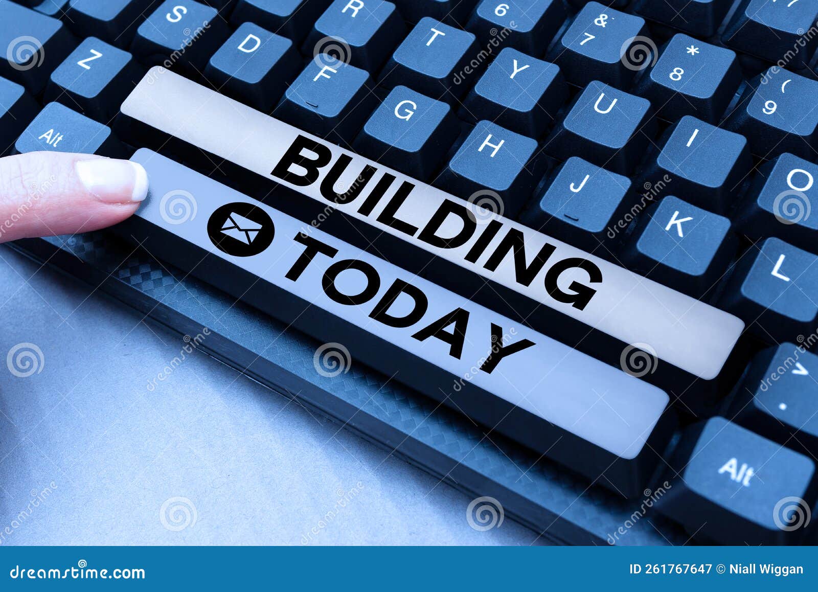 Handwriting Text Building. Internet Concept the Art or Business of ...