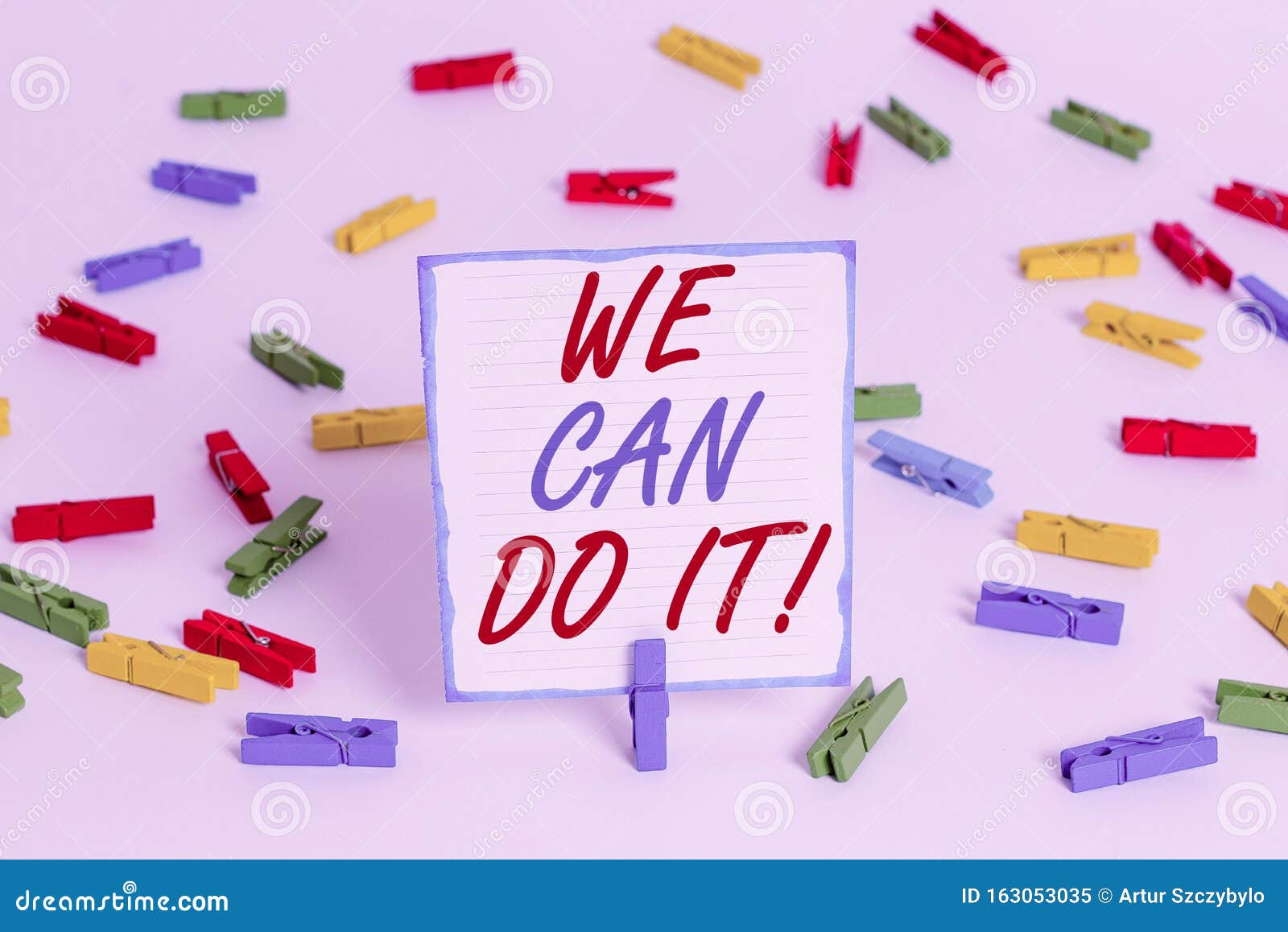 Handwriting Text we Can Do it. Concept Meaning See Yourself As Powerful ...