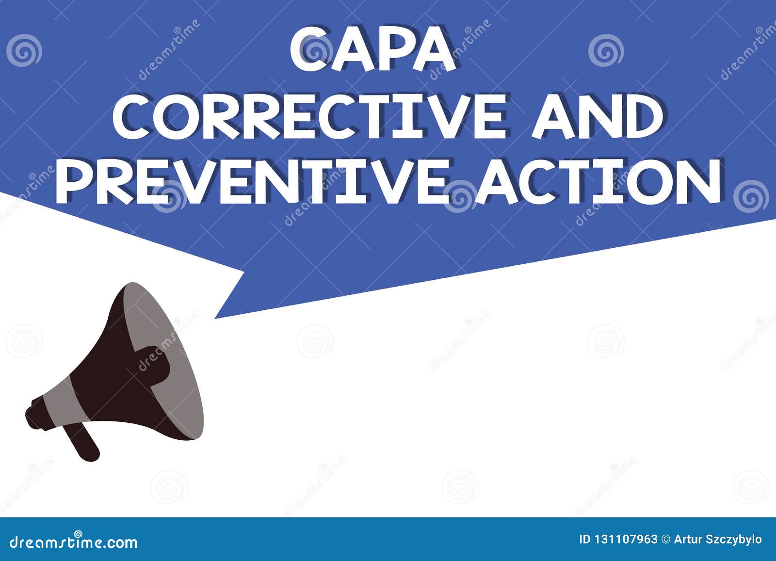 Handwriting Text Capa Corrective and Preventive Action. Concept Meaning ...