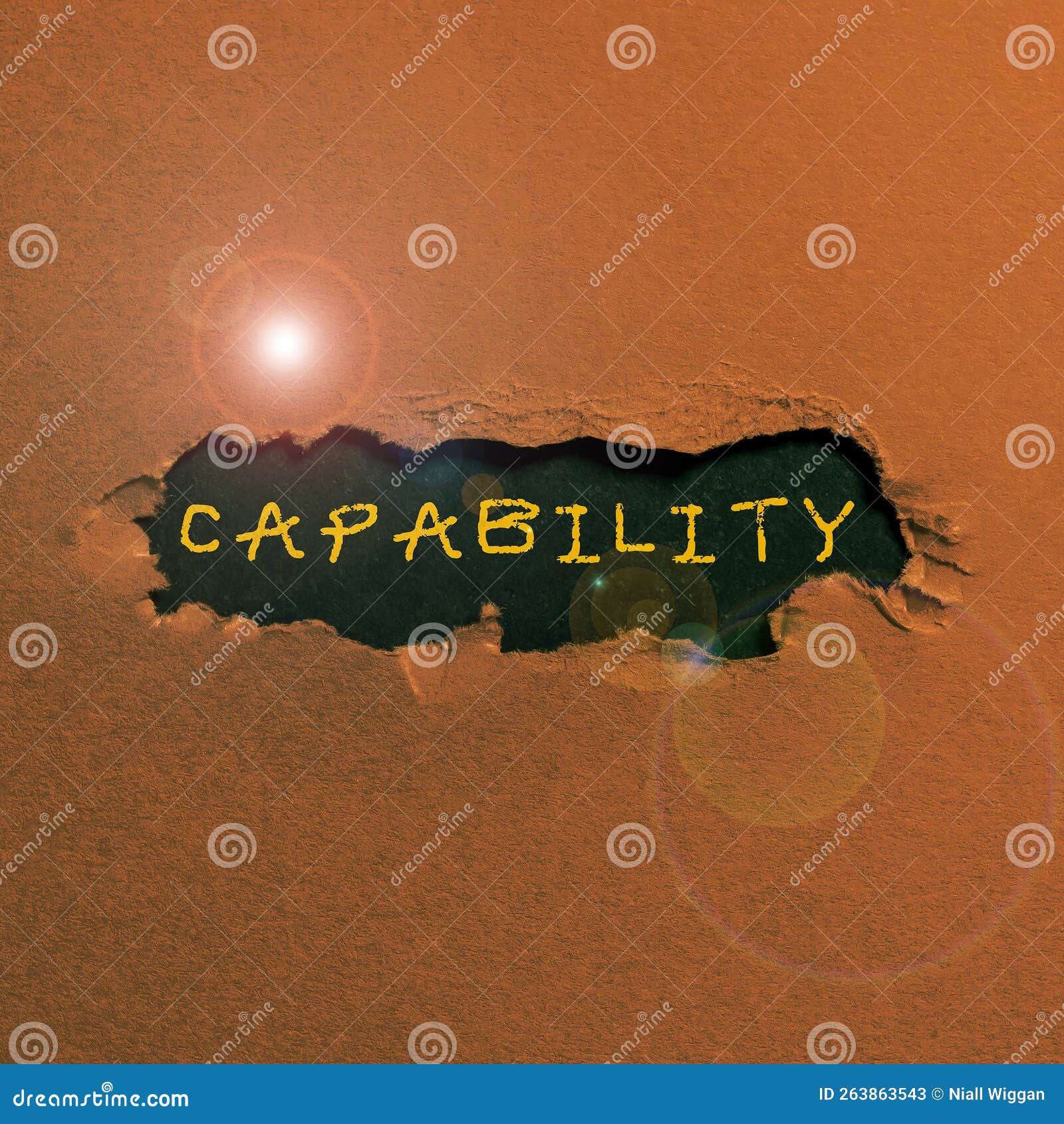 Text Sign Showing Capability. Concept Meaning the Facility or Potential ...