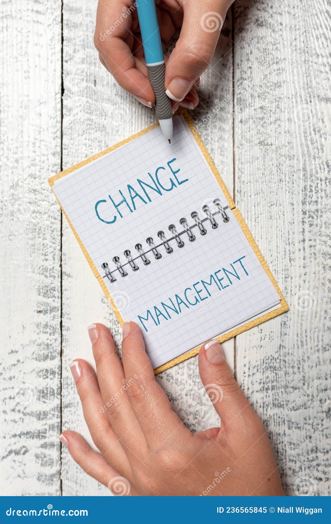 Writing Displaying Text Change Management. Business Concept Replacement ...