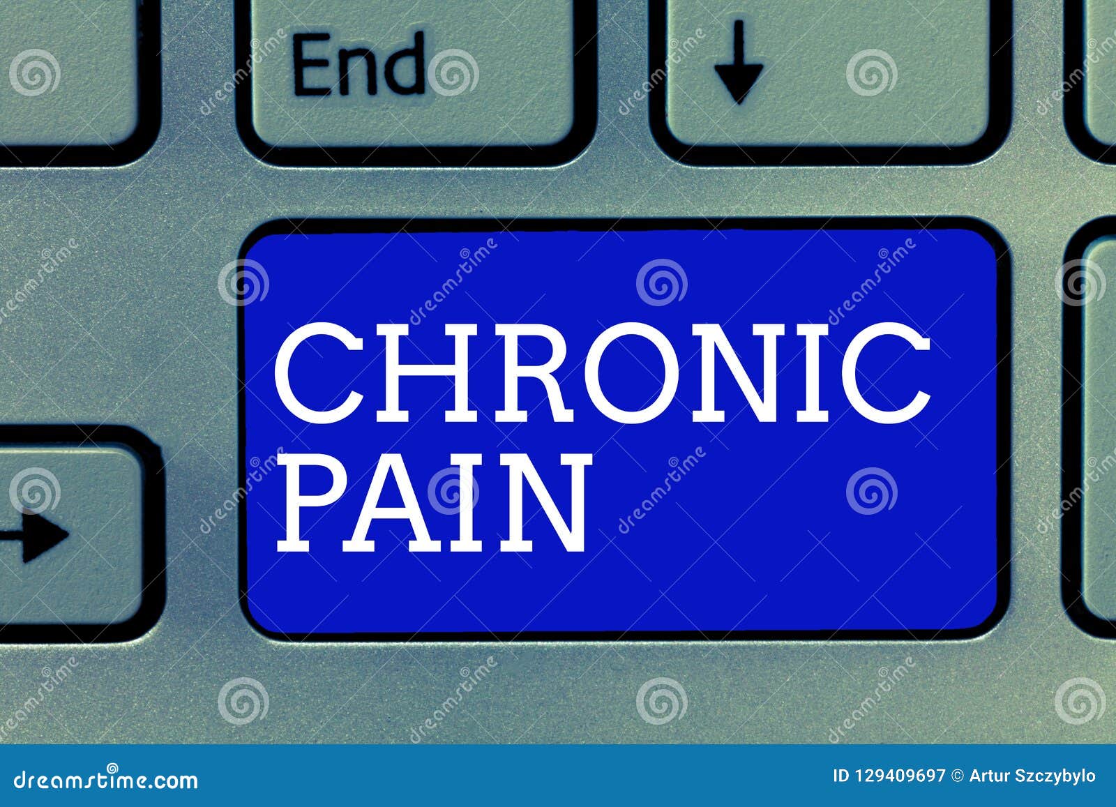 Handwriting Text Chronic Pain. Concept Meaning Pain that Extends Beyond ...