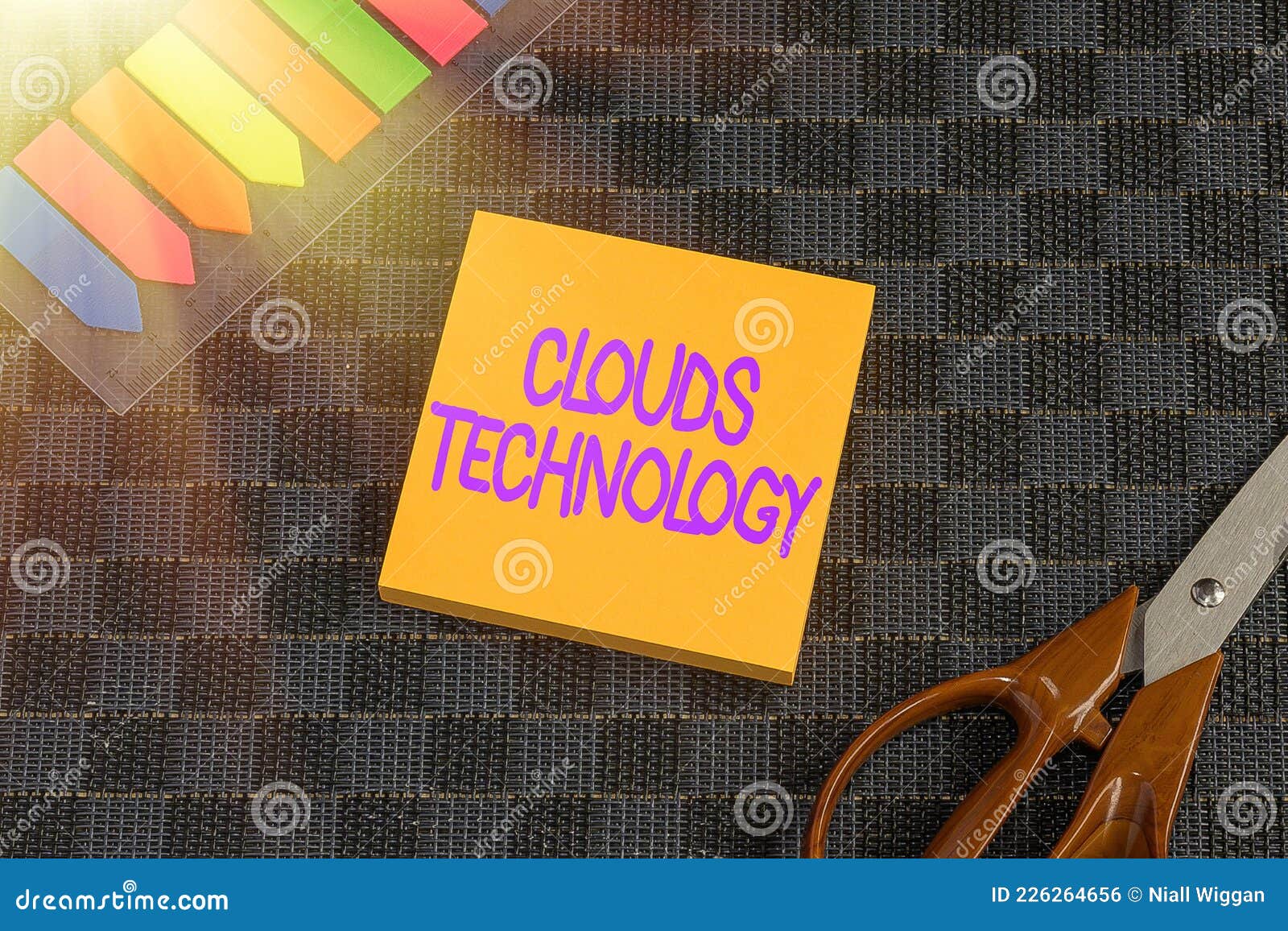 Handwriting Text Clouds Technology. Business Showcase Resources ...