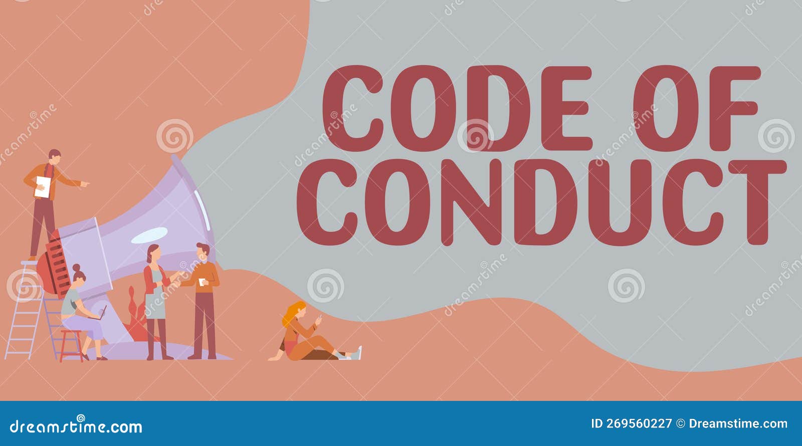 Text Caption Presenting Code of Conduct. Business Idea Ethics Rules ... Text Caption Presenting Code of Conduct. Business Idea Ethics Rules ...