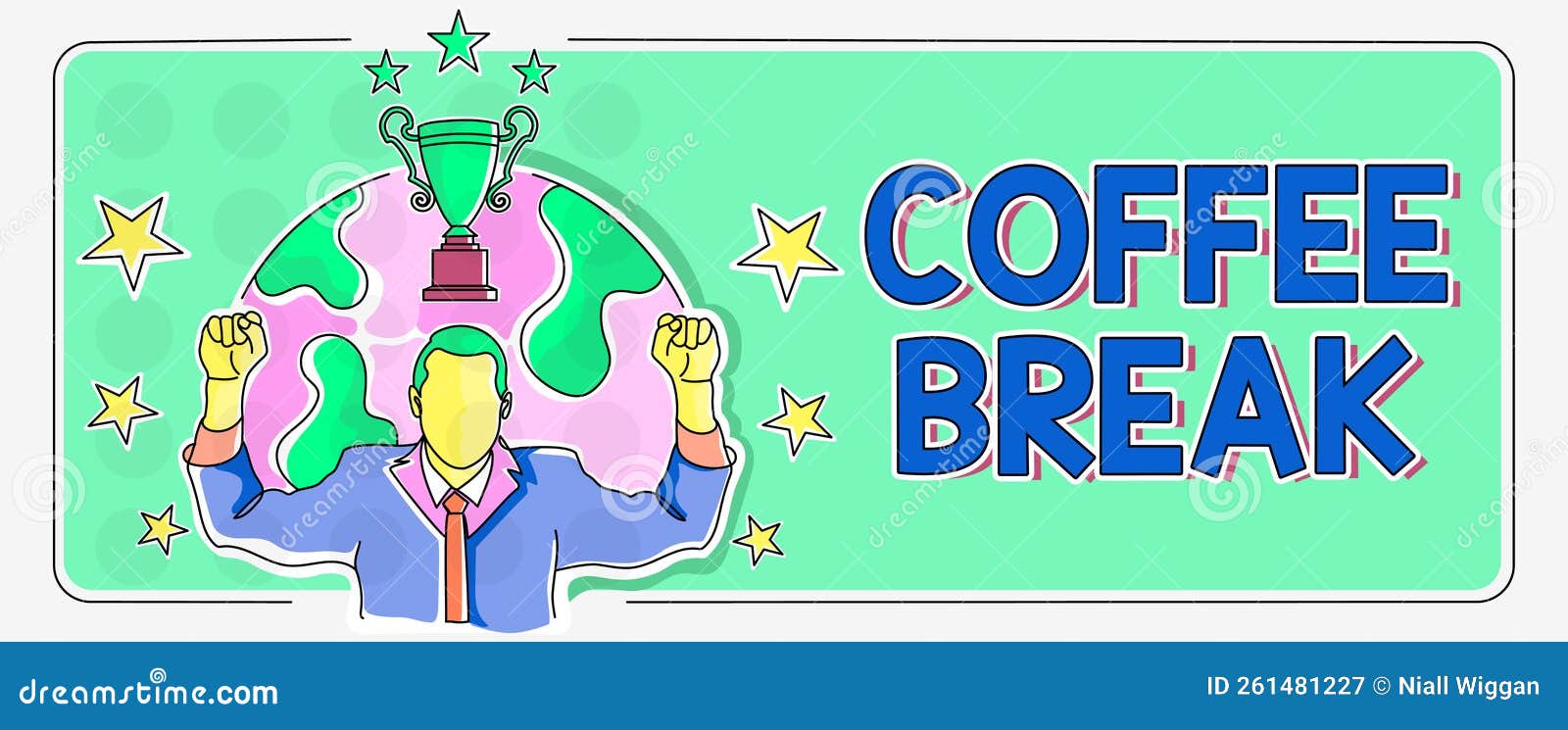 Writing Displaying Text Coffee Break. Business Showcase Short Time ...