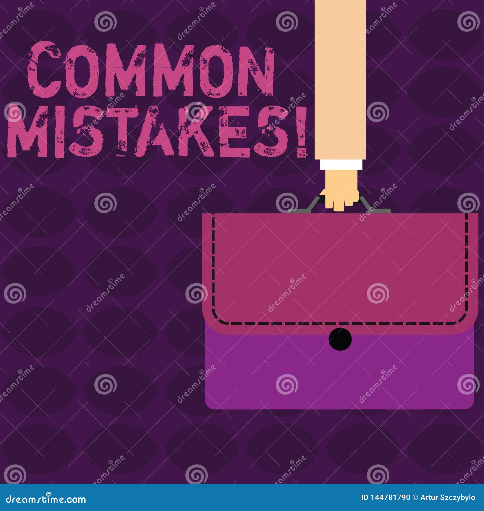 Handwriting Text Common Mistakes. Concept Meaning Repeat Act or ...