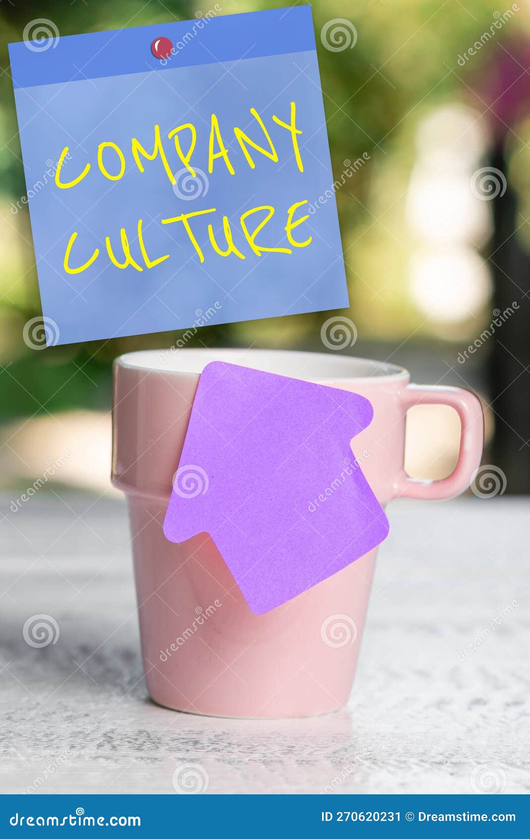 Handwriting Text Company Culture. Internet Concept the Environment and ...