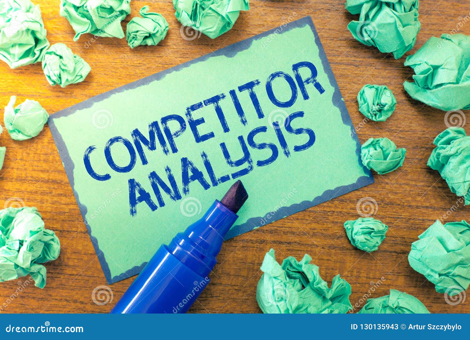 Handwriting Text Competitor Analysis. Concept Meaning Determine the ...