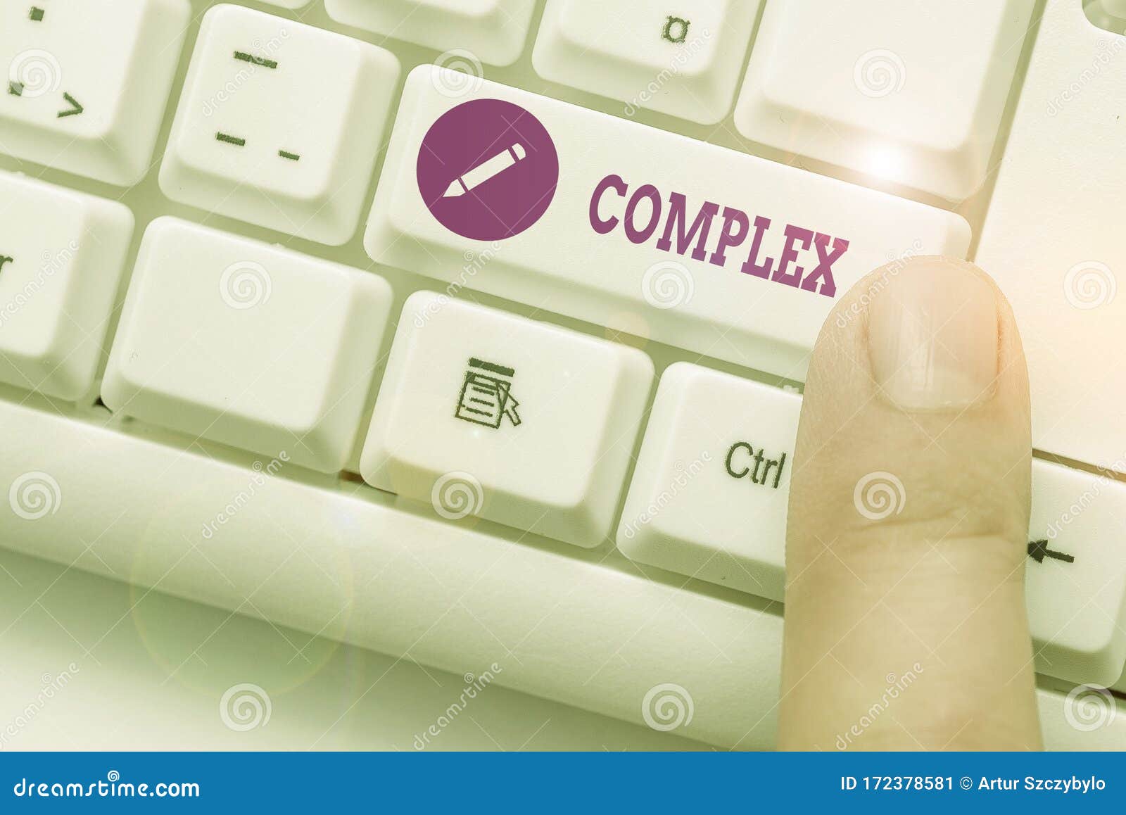 Handwriting Text Complex. Concept Meaning the Significant Ideas that ...