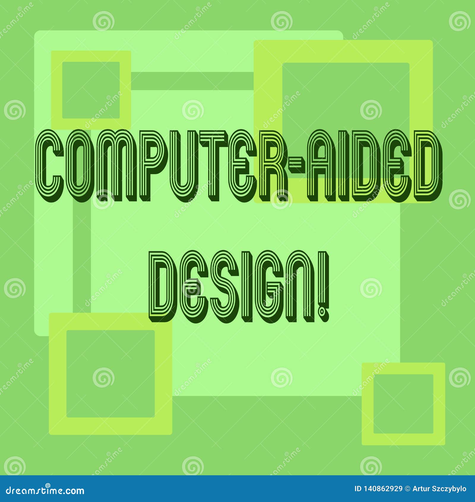 Handwriting Text Computer Aided Design. Concept Meaning CAD Industrial ...