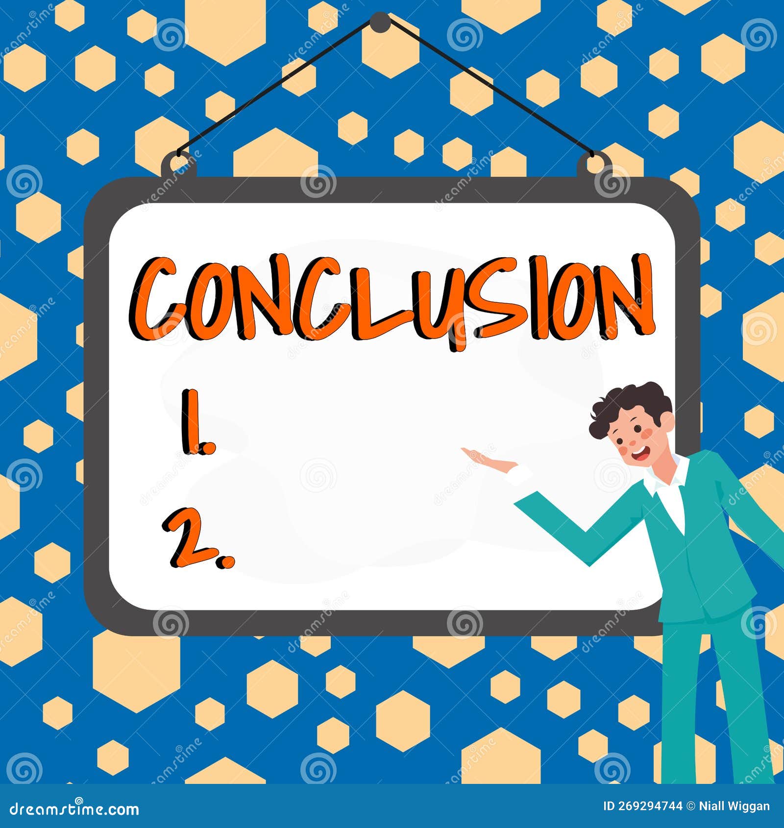 Text Caption Presenting Conclusion. Business Approach Results Analysis ...