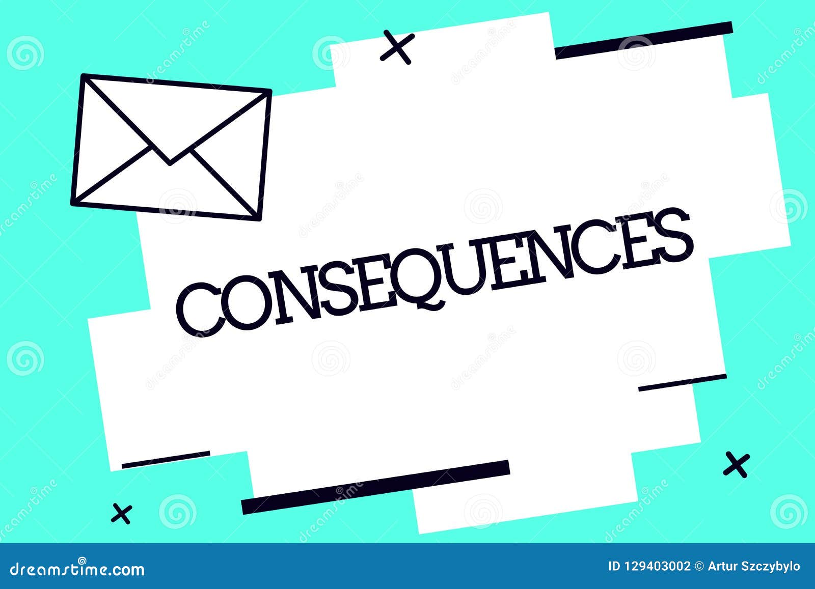 Handwriting Text Consequences. Concept Meaning Effect Result or Outcome ...