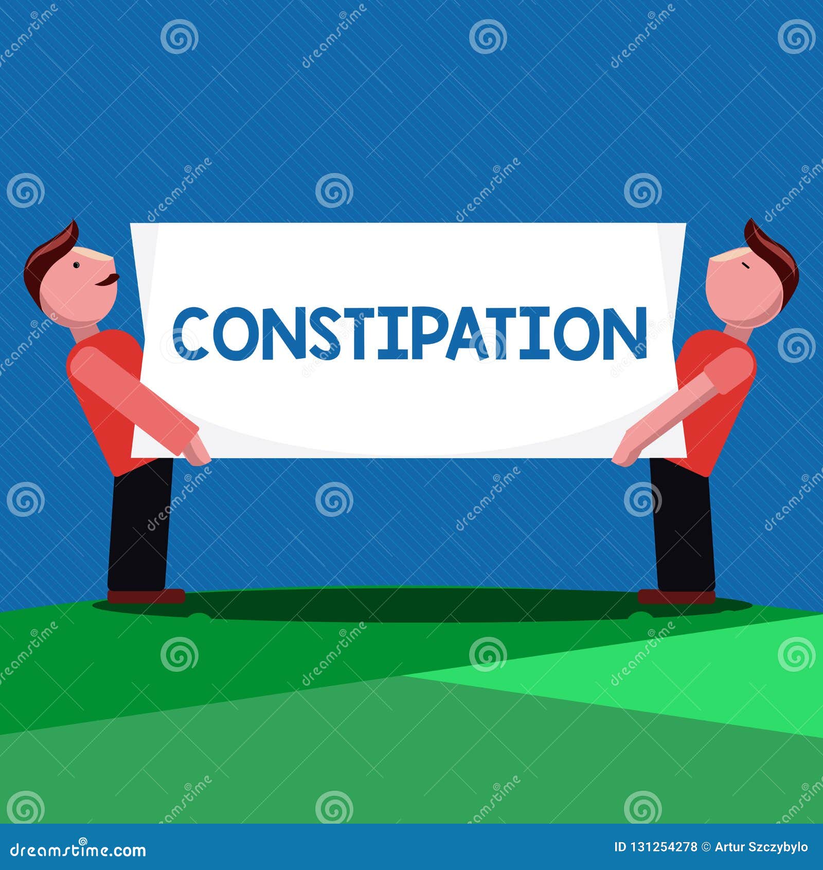 Handwriting Text Constipation. Concept Meaning Bowel Movements that are ...