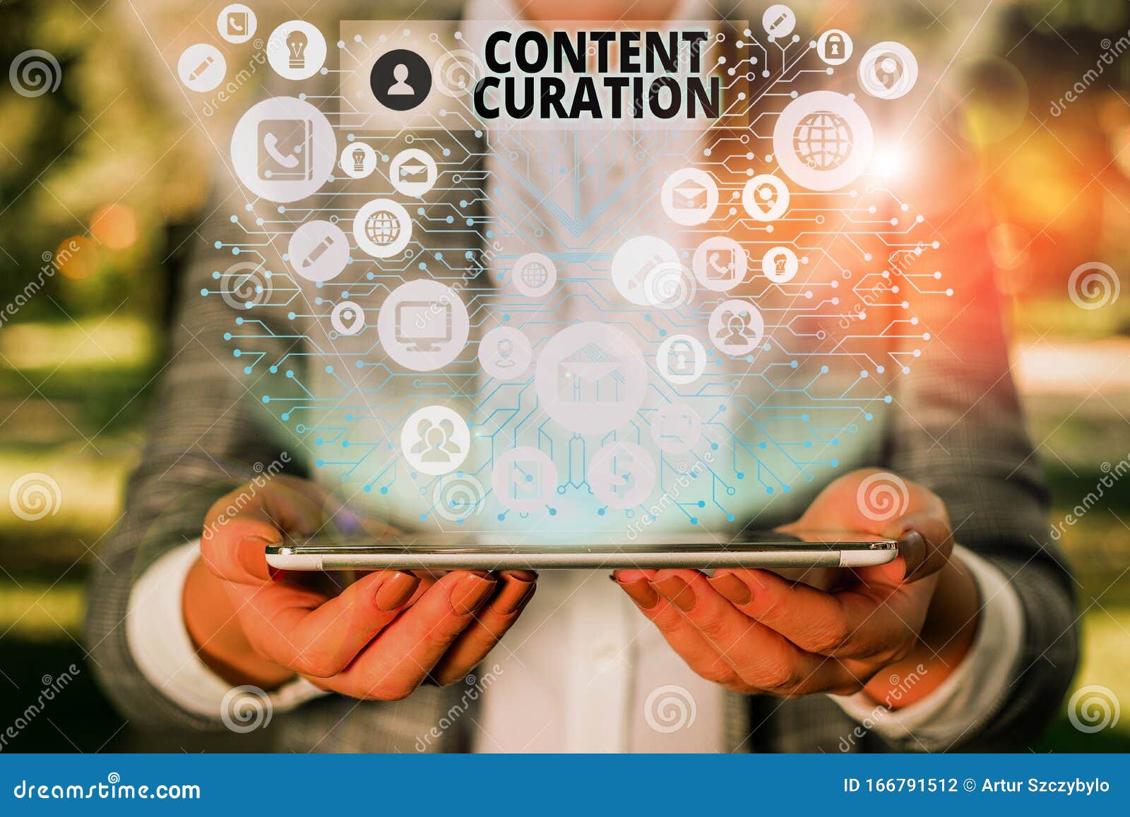 Handwriting Text Content Curation. Concept Meaning Process of Gathering ...