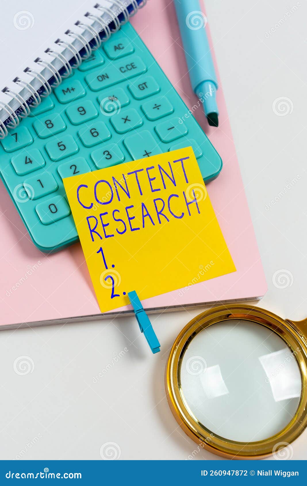 Handwriting Text Content Research. Business Idea Method for Studying ...