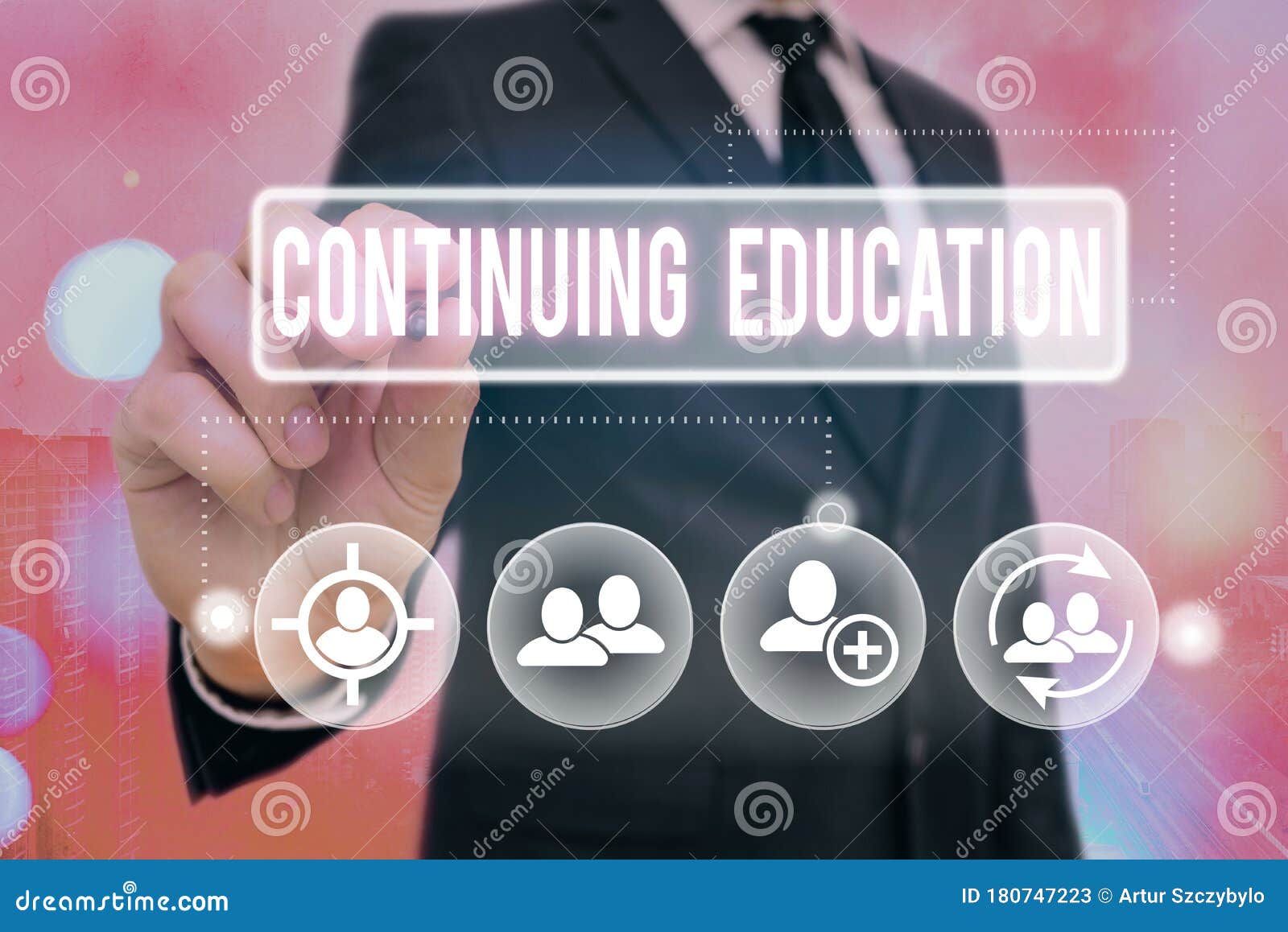 Handwriting Text Continuing Education. Concept Meaning Continued ...