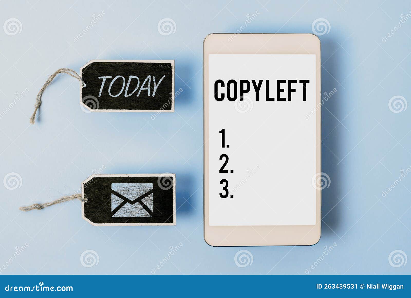 Handwriting Text Copyleft. Concept Meaning the Right To Freely Use ...
