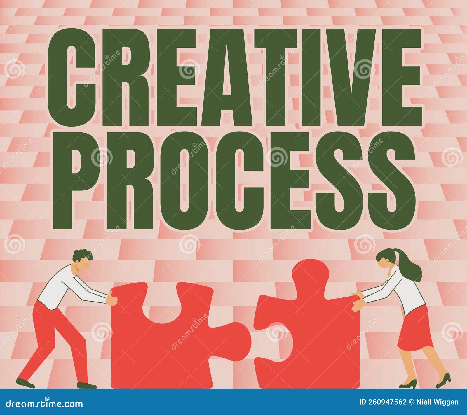 Handwriting Text Creative Process. Concept Meaning Connecting Ideas ...