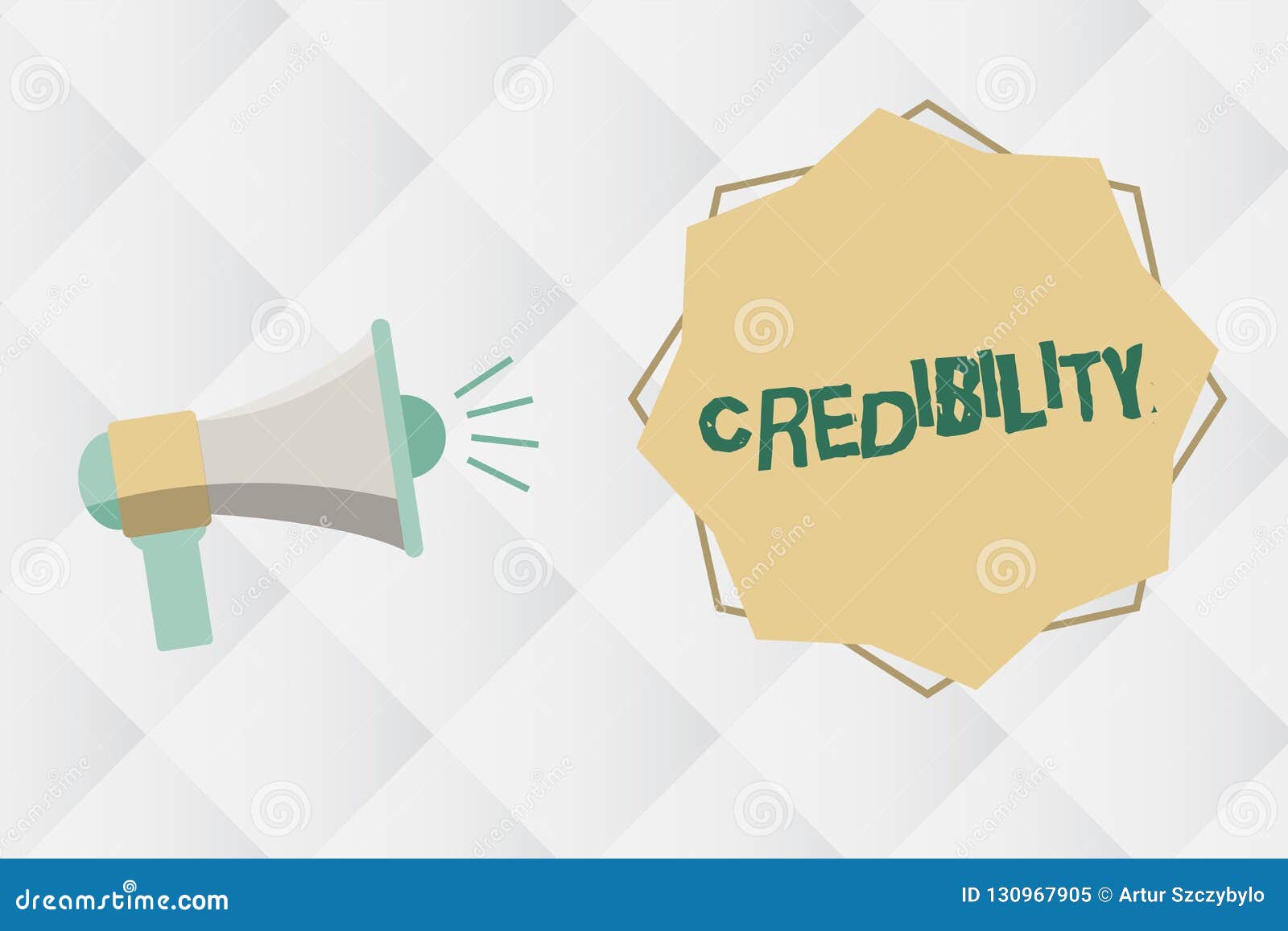 Handwriting Text Credibility. Concept Meaning Quality of Being ...