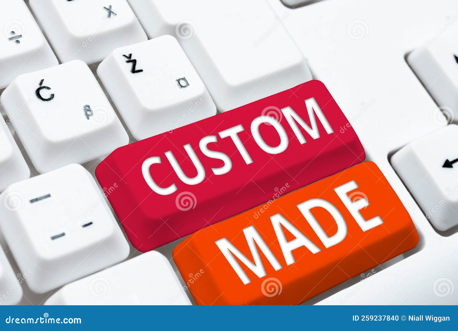 Handwriting Text Custom Made. Conceptual Photo Personalized Object ...