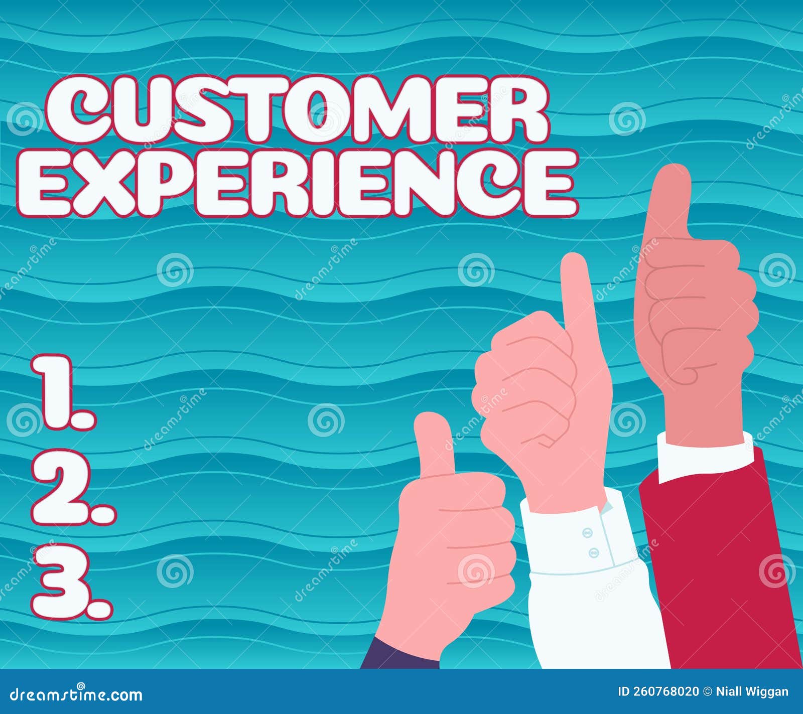 Handwriting Text Customer Experience. Business Approach Organizations ...