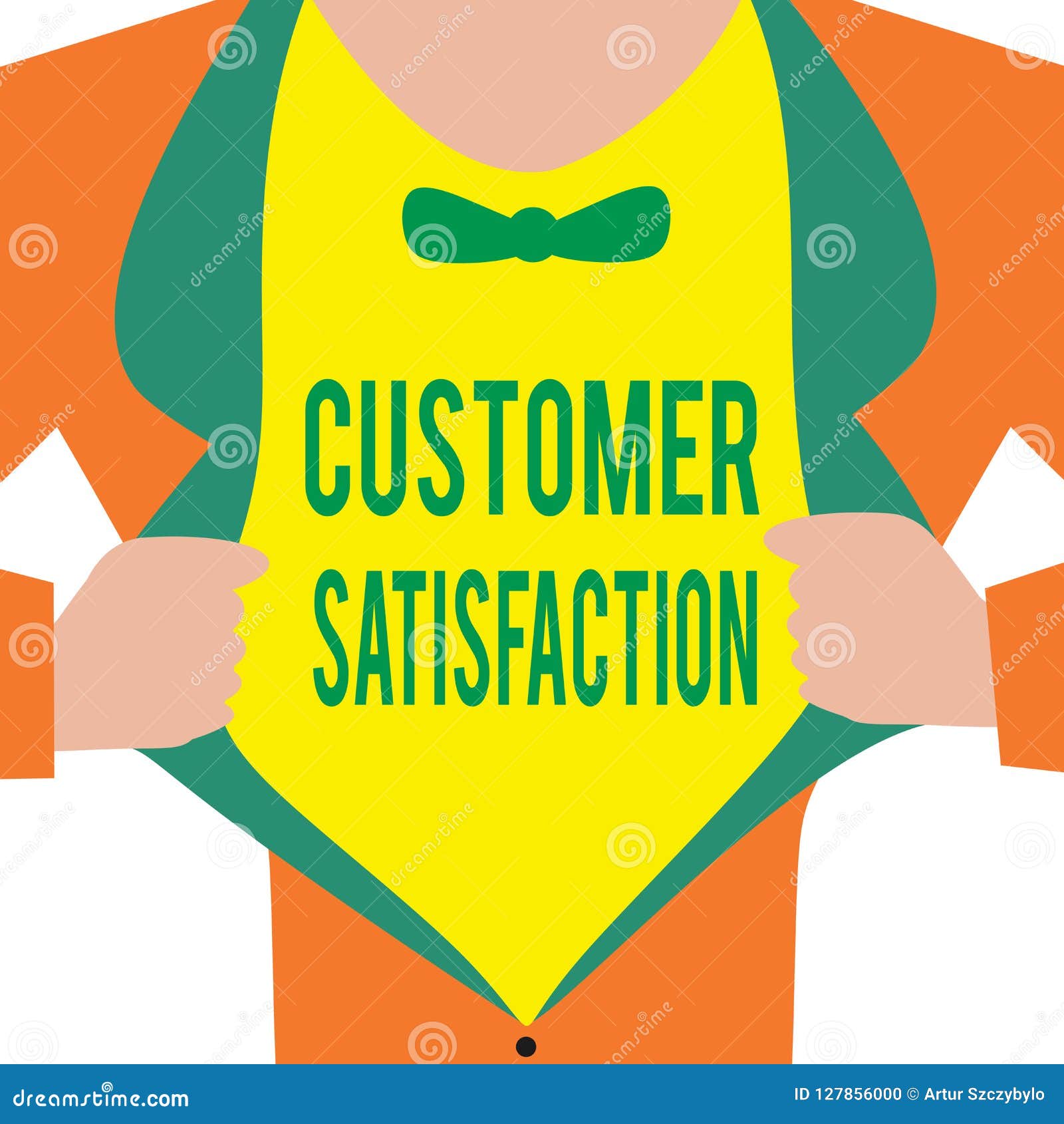 Handwriting Text Customer Satisfaction. Concept Meaning Exceed Consumer ...