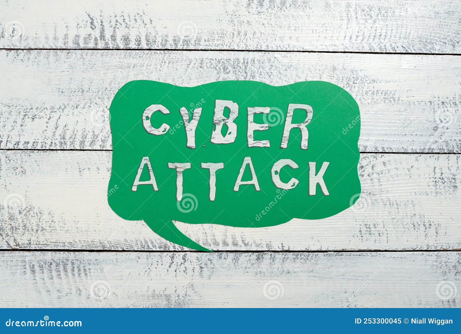 Handwriting Text Cyber Attack. Conceptual Photo an Attempt by Hackers ...