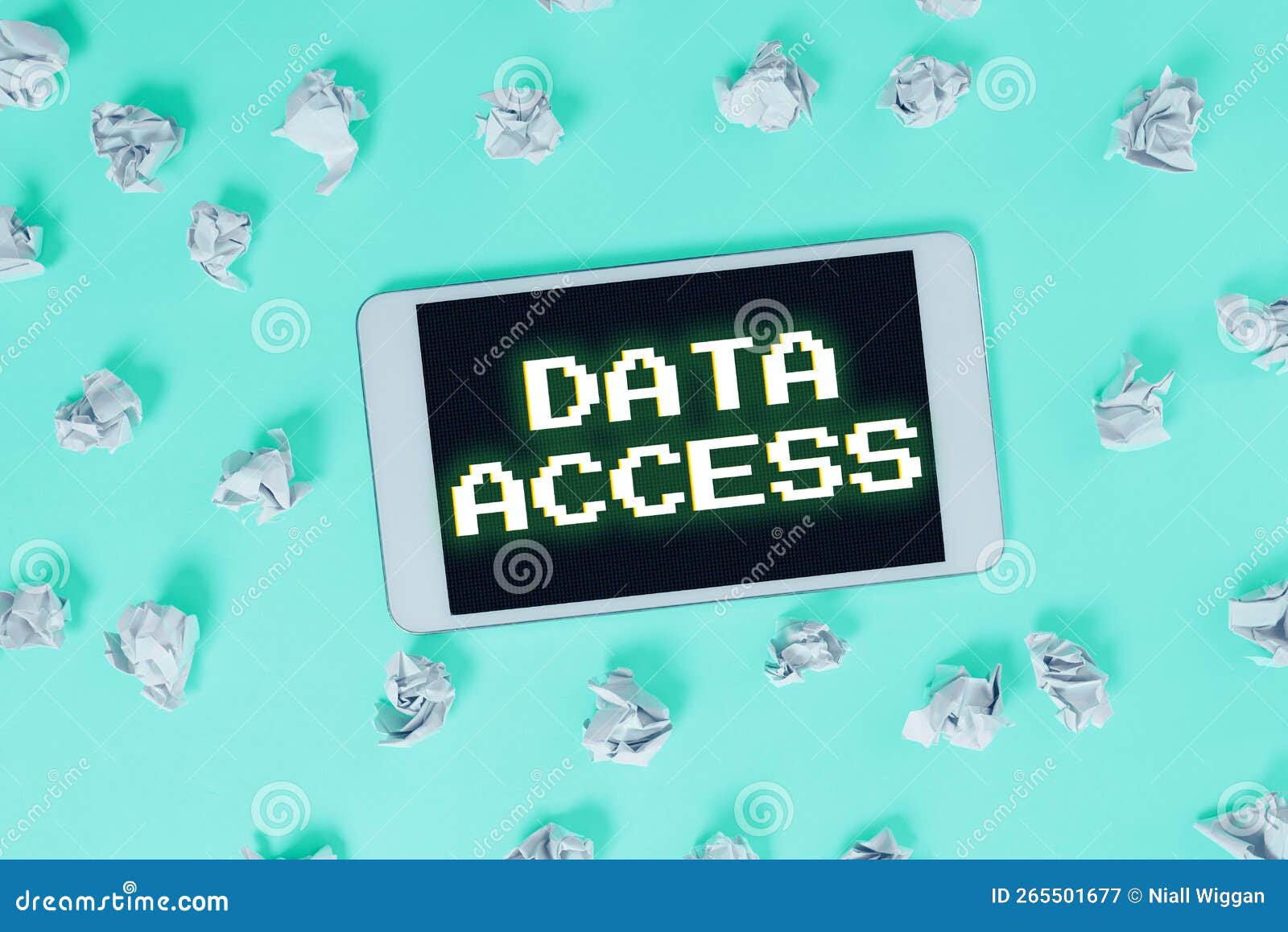 Text Showing Inspiration Data Access. Business Concept a User S Ability To Access Data Stored ...