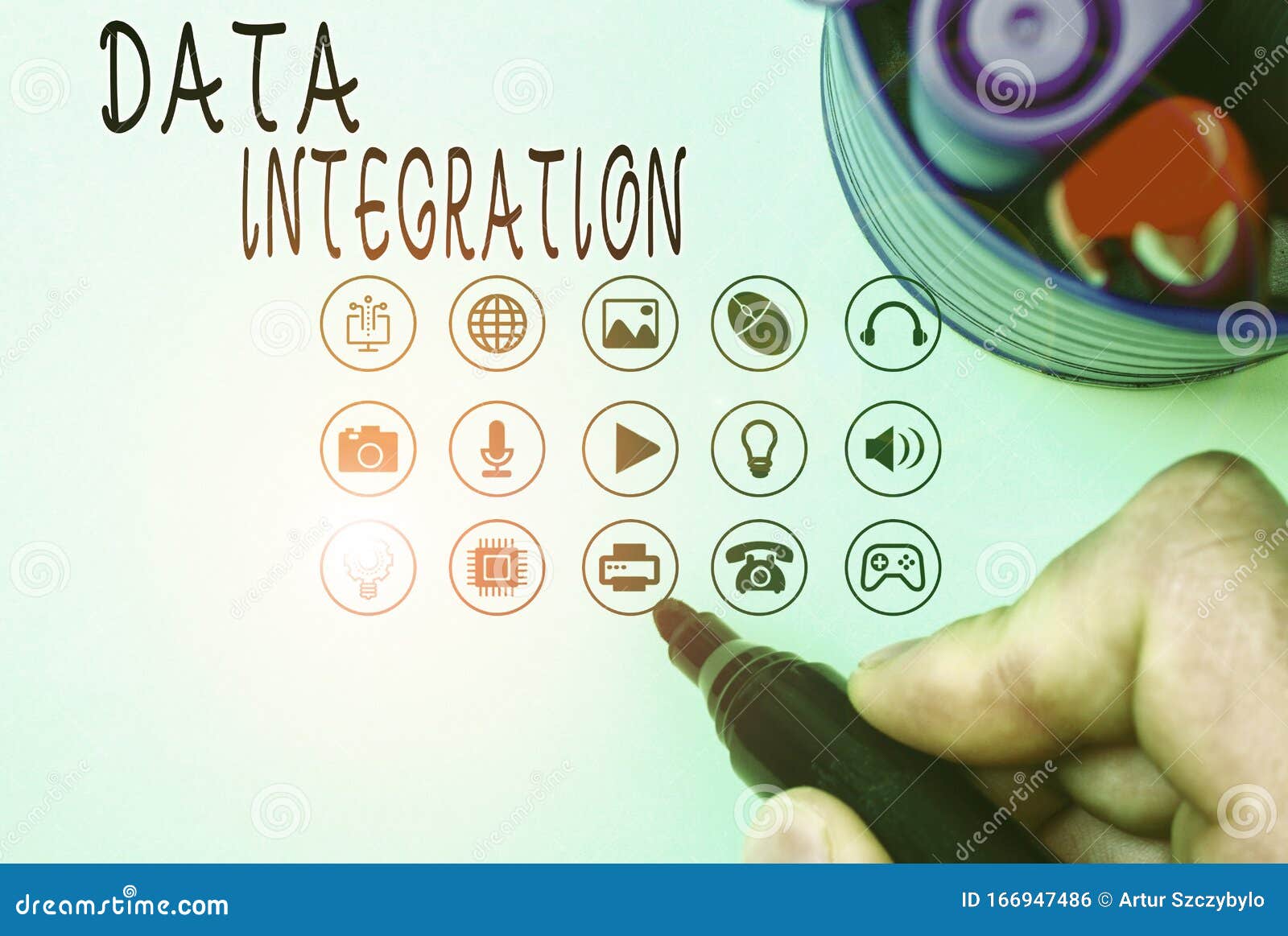 Handwriting Text Data Integration. Concept Meaning Involves Combining ...