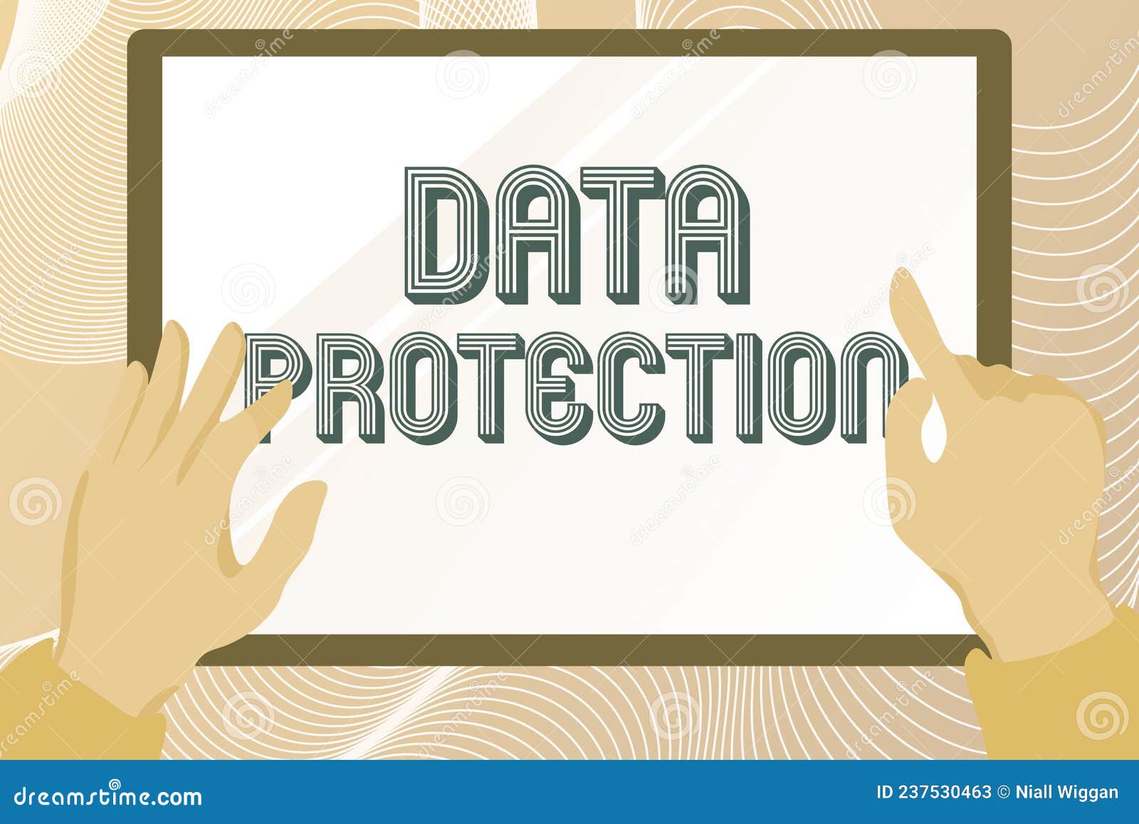 Writing Displaying Text Data Protection. Word for Protect IP Addresses ...