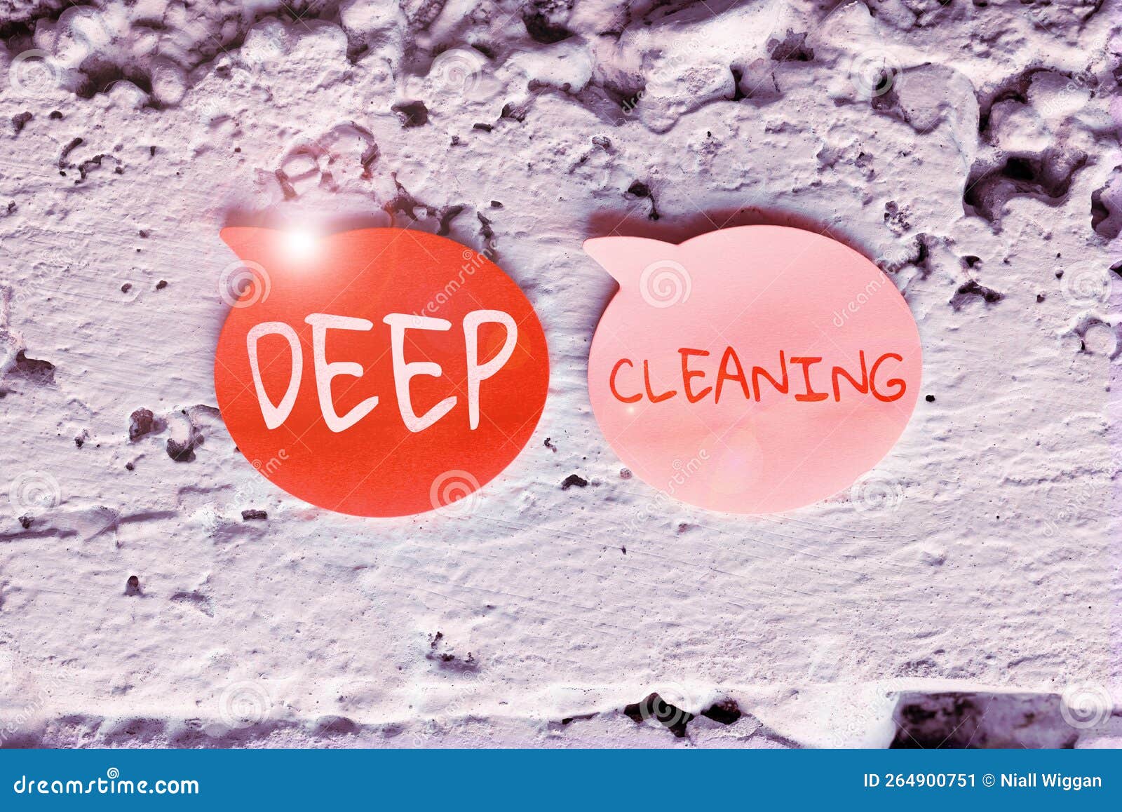 Handwriting Text Deep Cleaning. Word Written on an Act of Thoroughly ...