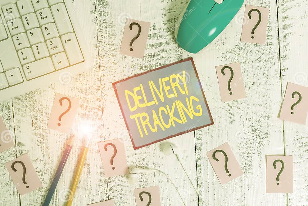 Handwriting Text Delivery Tracking. Concept Meaning the Process of ...