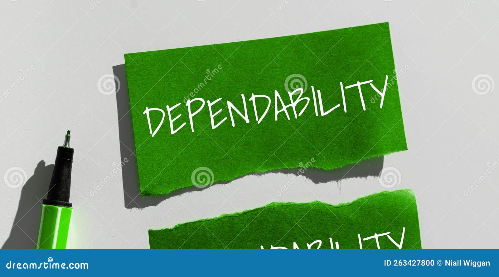Handwriting Text Dependability. Word Written on Capable of Being ...