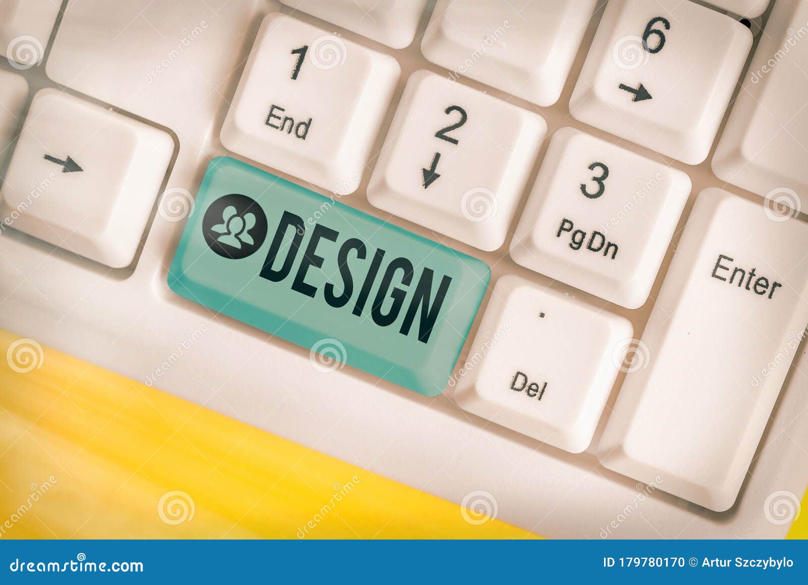 Handwriting Text Design. Concept Meaning Plan Drawing Produced To Show ...