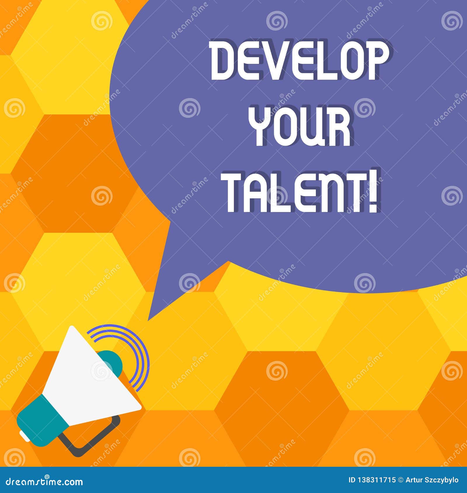 Handwriting Text Develop Your Talent. Concept Meaning Improve Natural ...