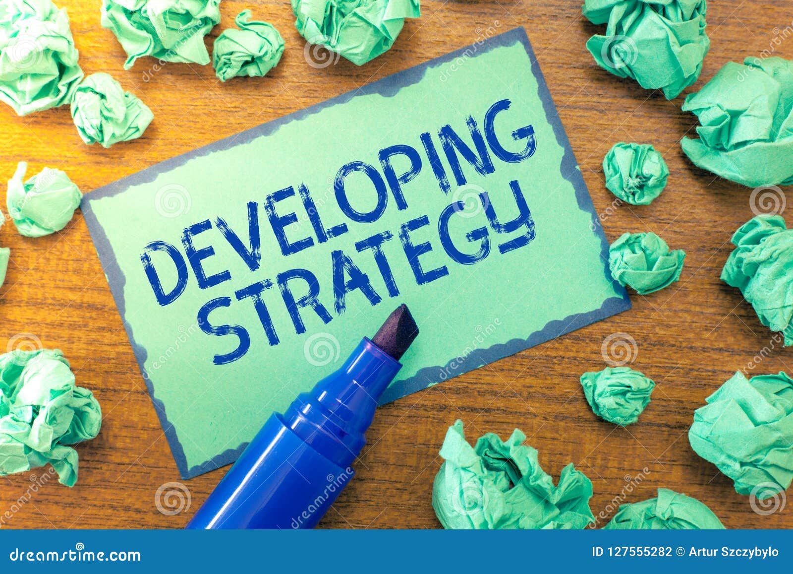 Handwriting Text Developing Strategy. Concept Meaning Organizations ...