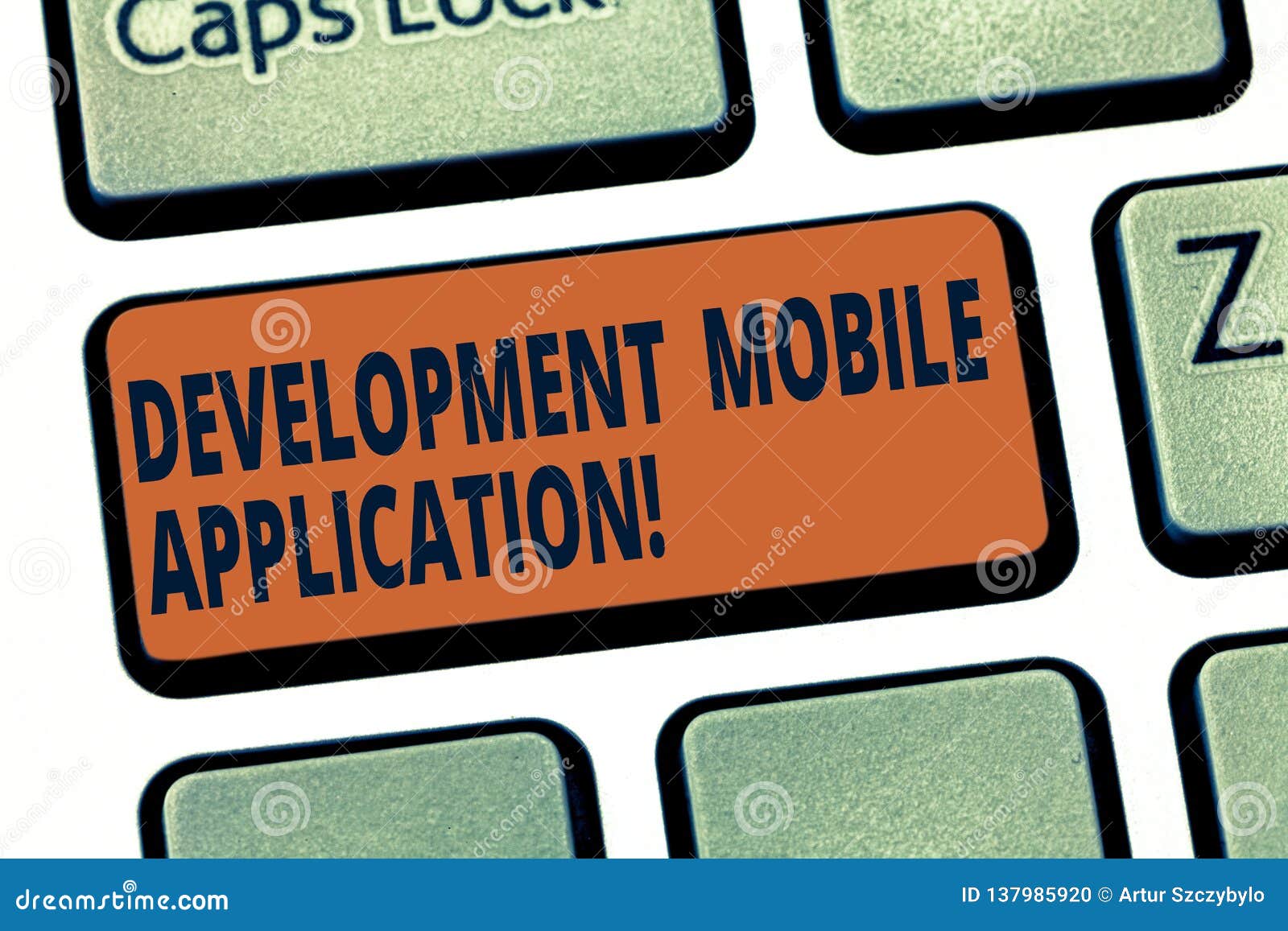 Handwriting Text Development Mobile Application. Concept Meaning ...
