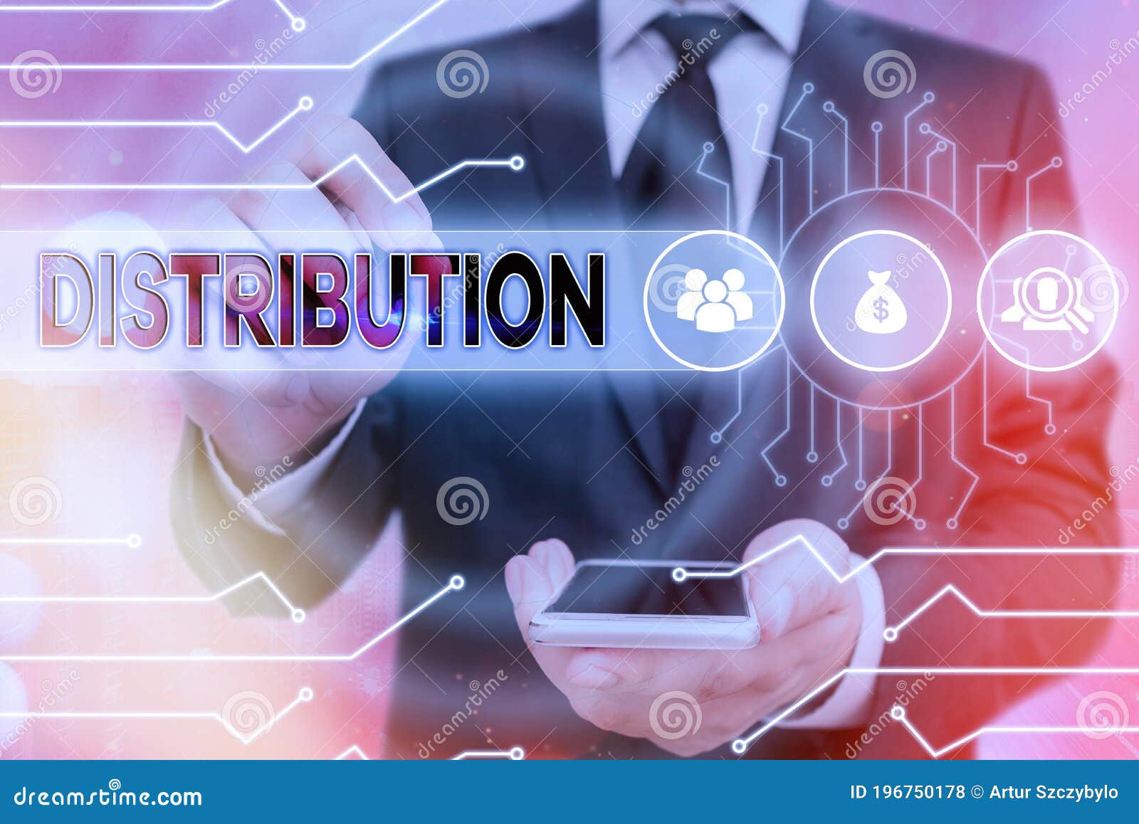 Handwriting Text Distribution. Concept Meaning Position, Arrangement ...