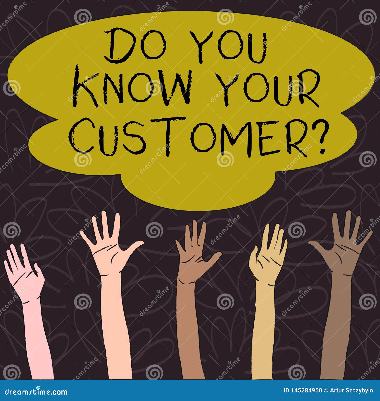 Handwriting Text Do You Know Your Customer Question. Concept Meaning ...