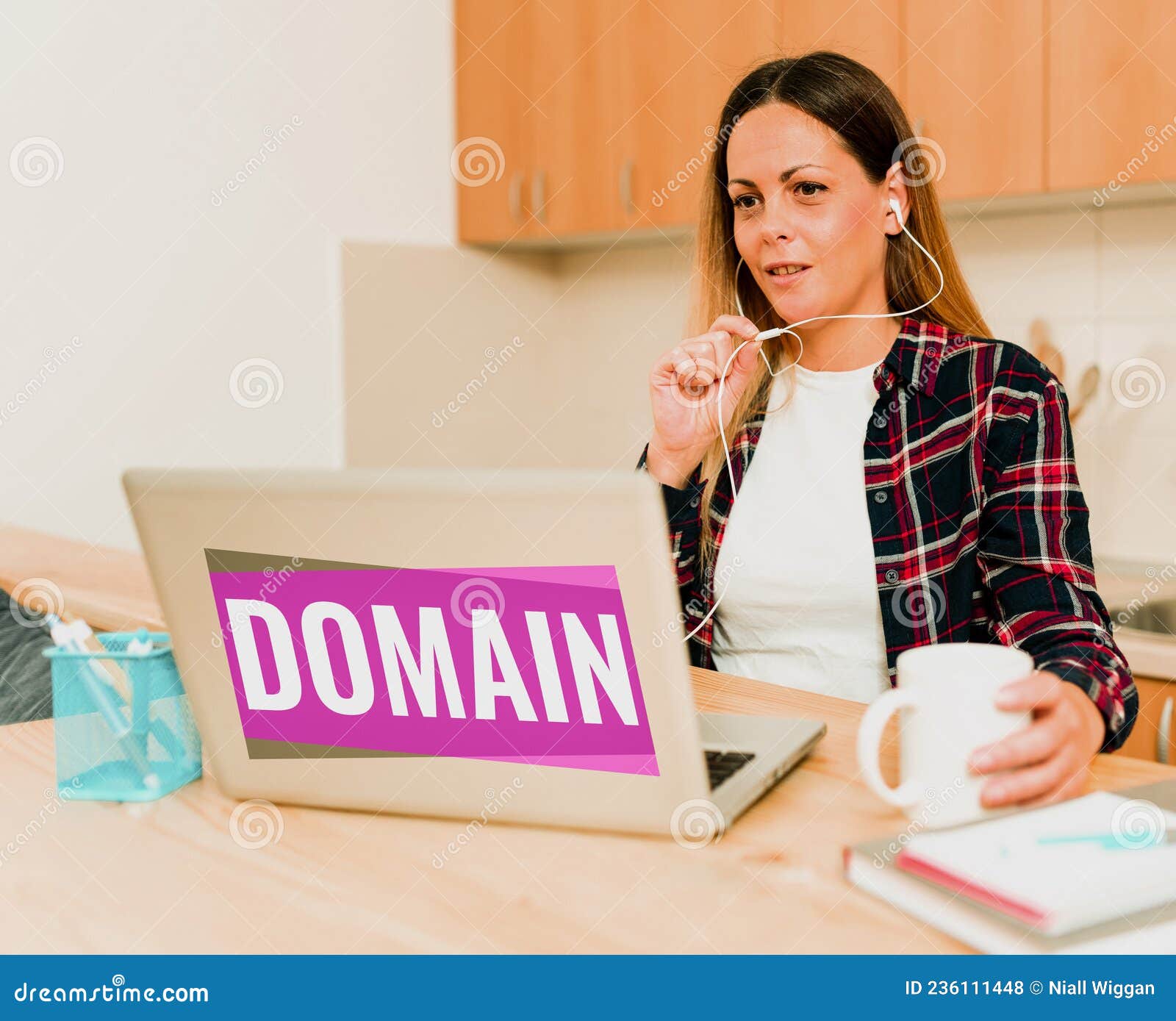 Handwriting Text Domain. Concept Meaning an Area of Territory ...