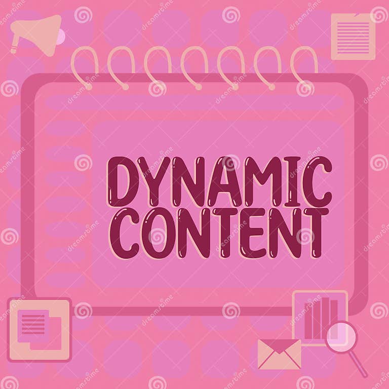 Handwriting Text Dynamic Content. Word Written on Web Content that ...