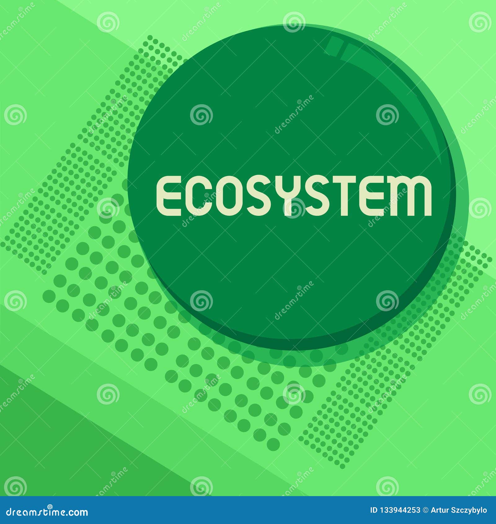 Handwriting Text Ecosystem. Concept Meaning Biological Community of ...