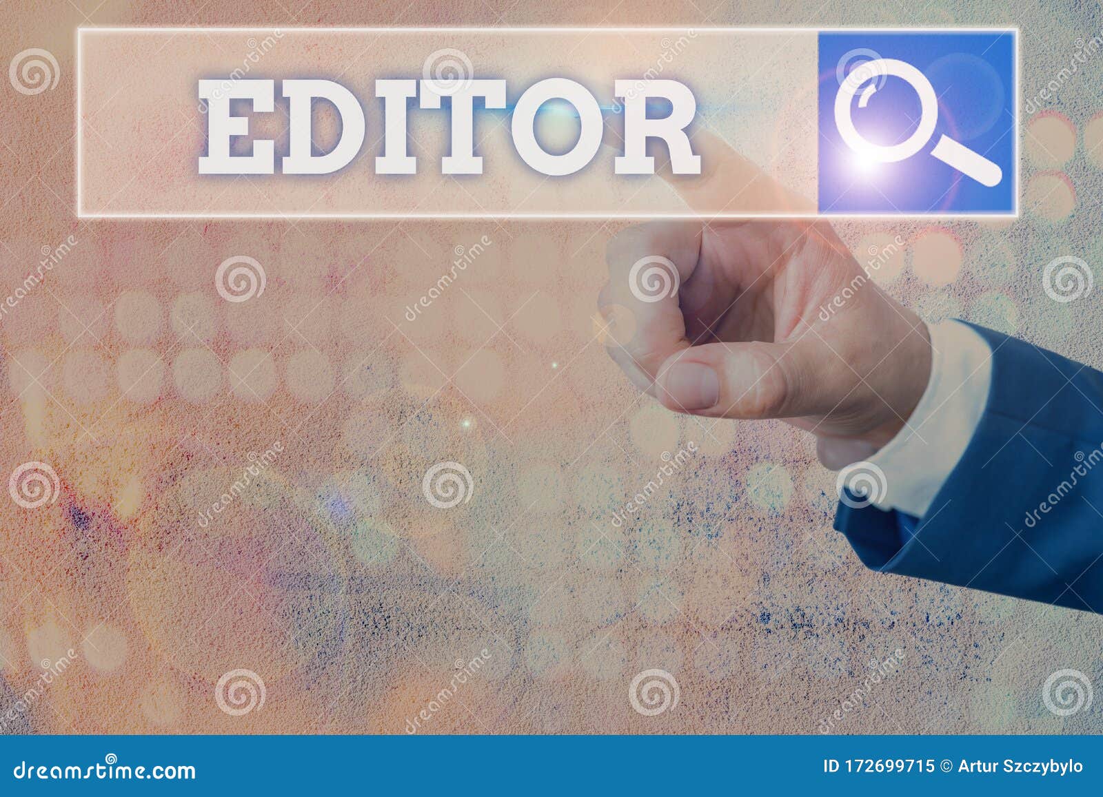 Handwriting Text Editor. Concept Meaning Demonstrating Who is in Charge ...