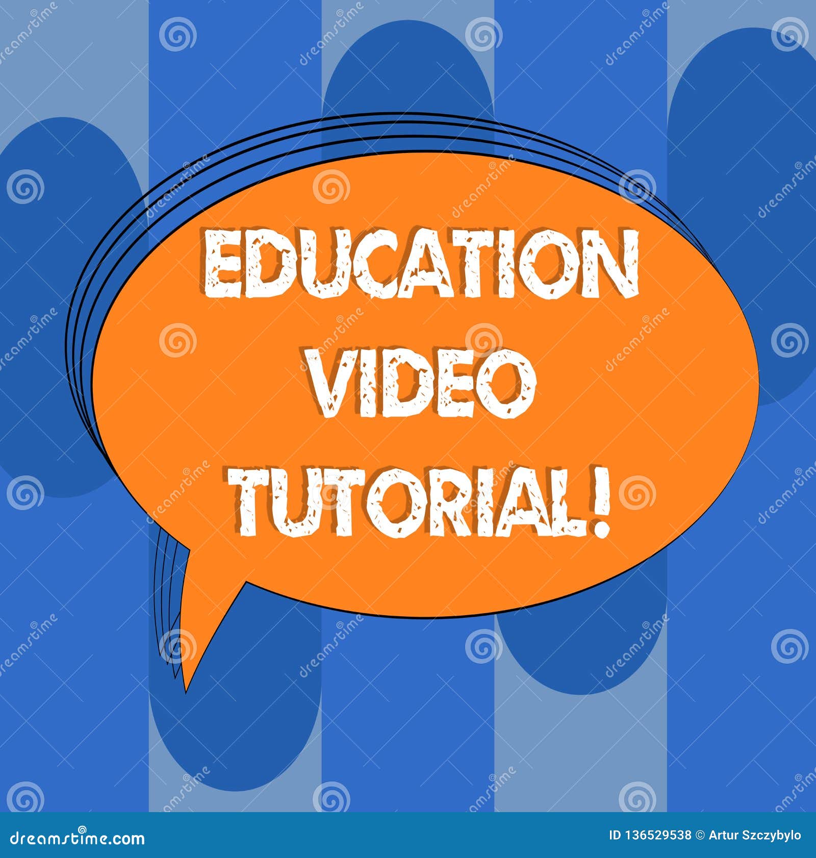Handwriting Text Education Video Tutorial. Concept Meaning Method of ...
