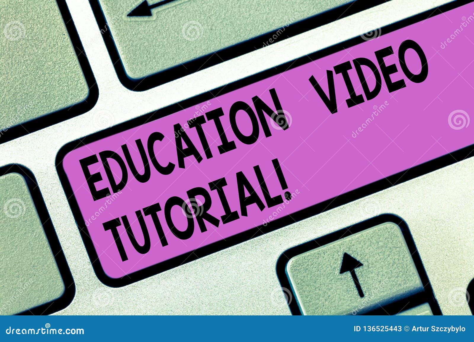 Handwriting Text Education Video Tutorial. Concept Meaning Method of ...
