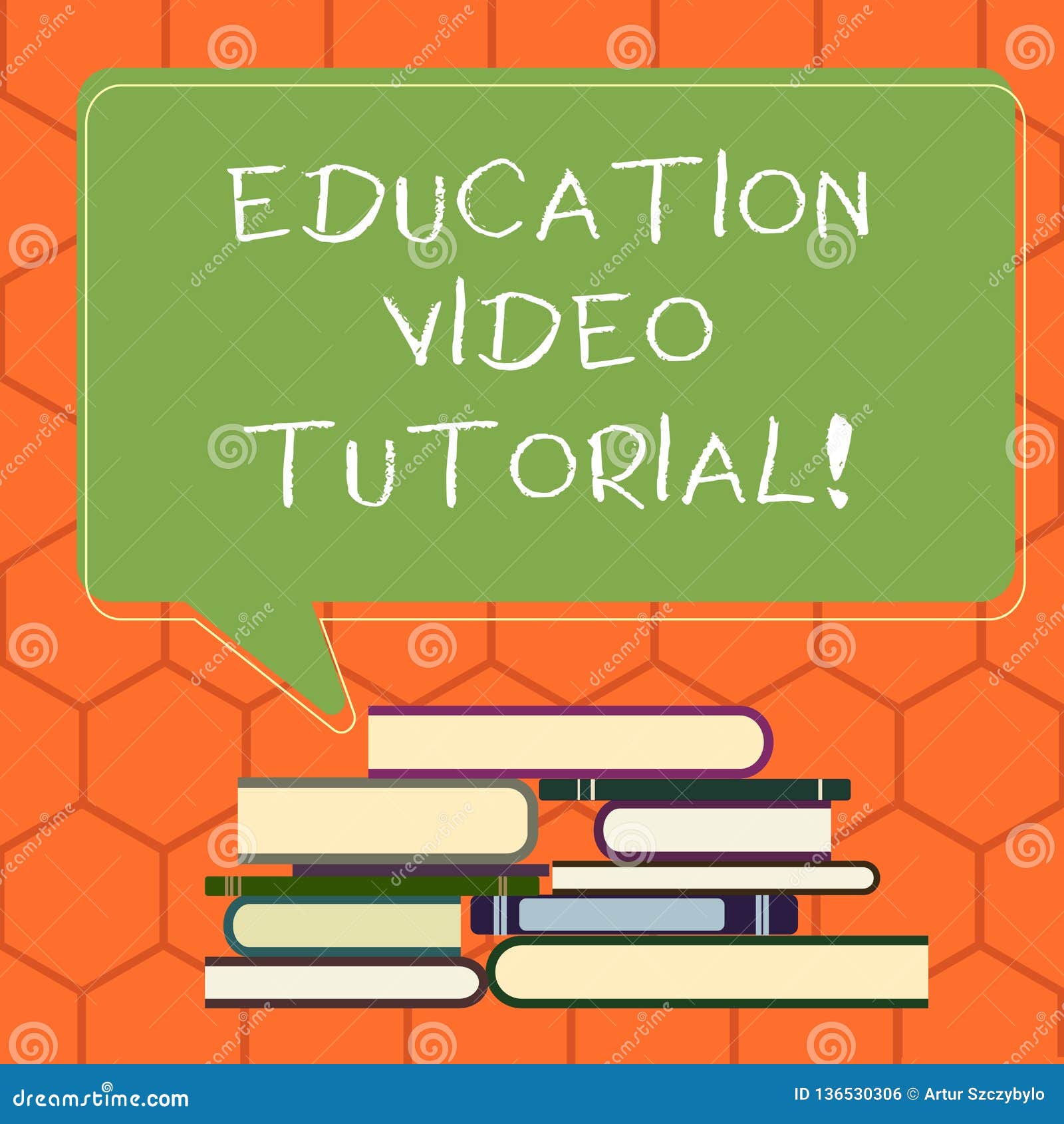Handwriting Text Education Video Tutorial. Concept Meaning Method of ...