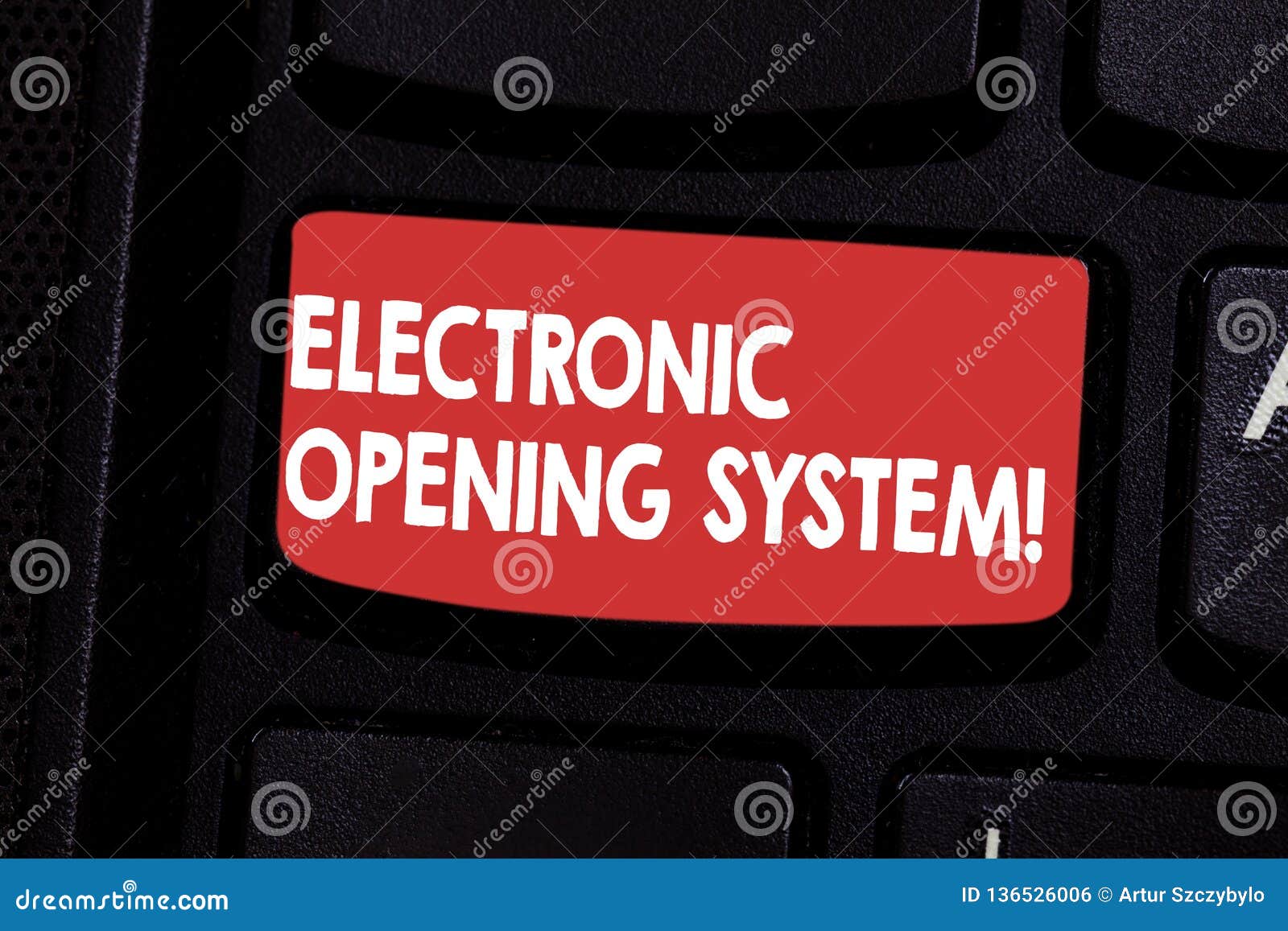 Opening The Electronic Lock Vector Illustration | CartoonDealer.com ...