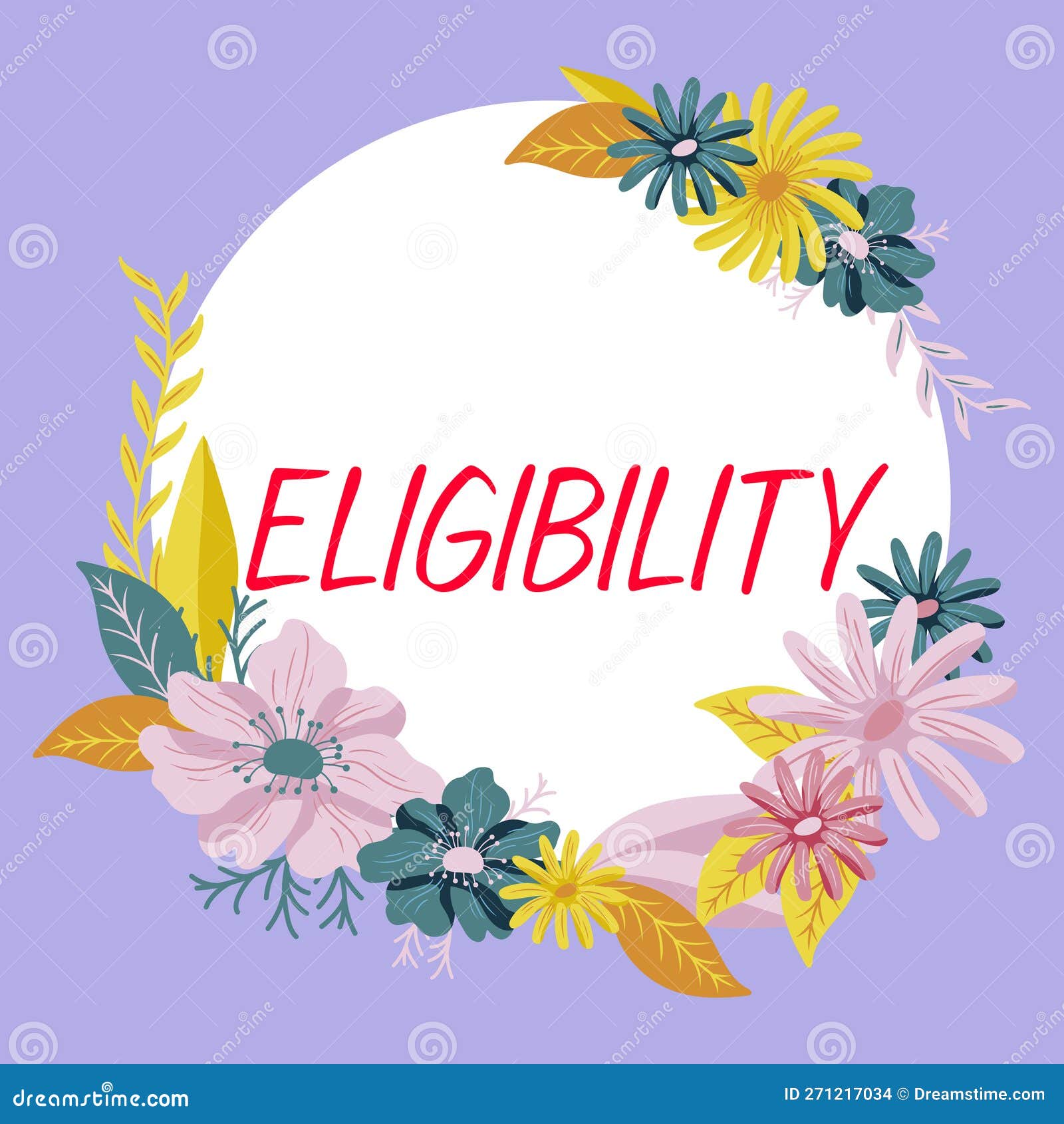 Handwriting Text Eligibility. Business Idea State of Having the Right ...